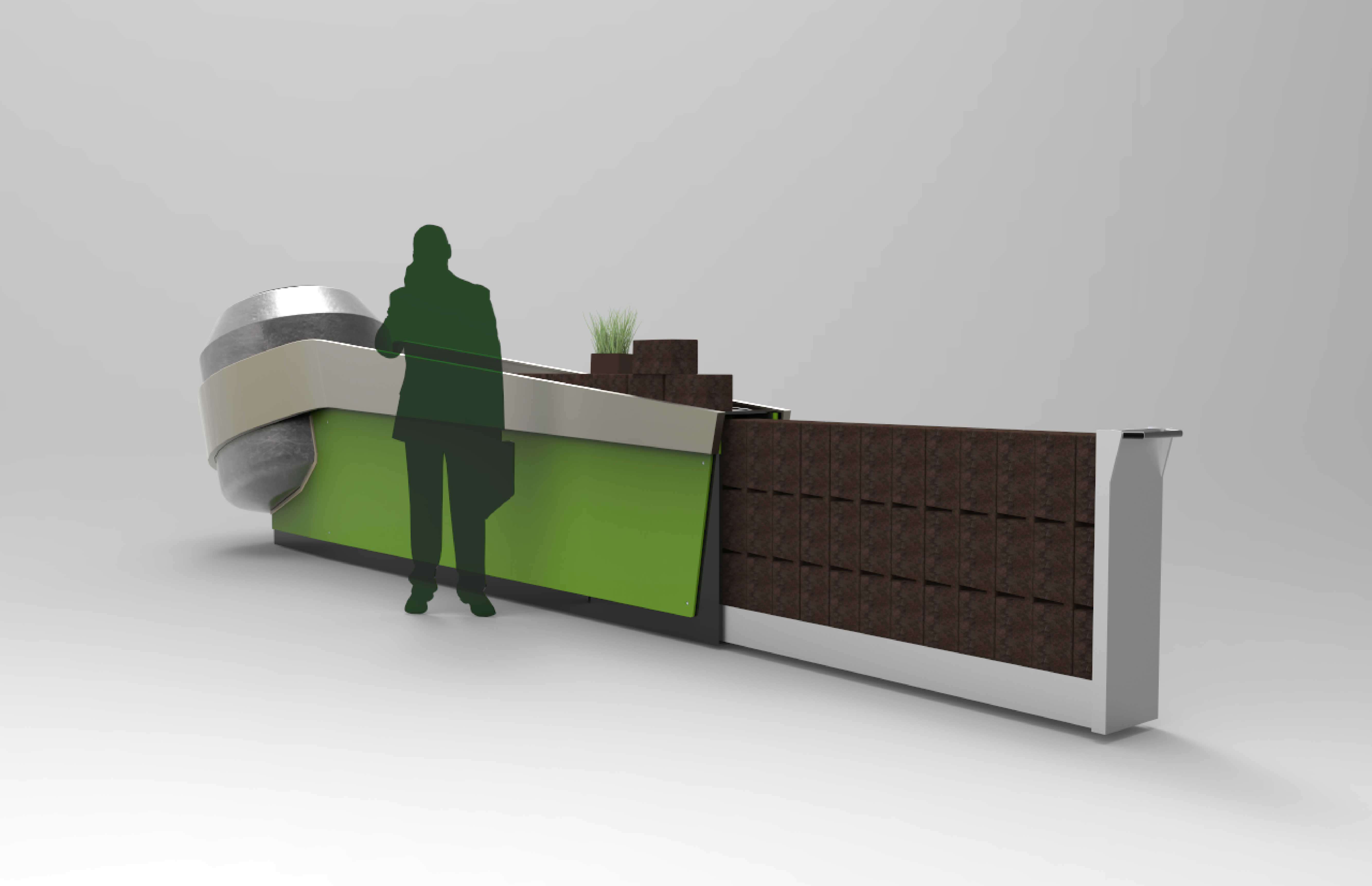 Composting machine - Mahane Yehuda Market - Ori Kaufman Industrial Desinger